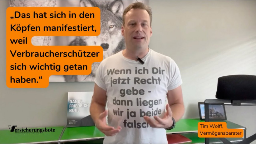 Dass Riester heute kaum noch eine Rolle spielt, ist doch traurig ...